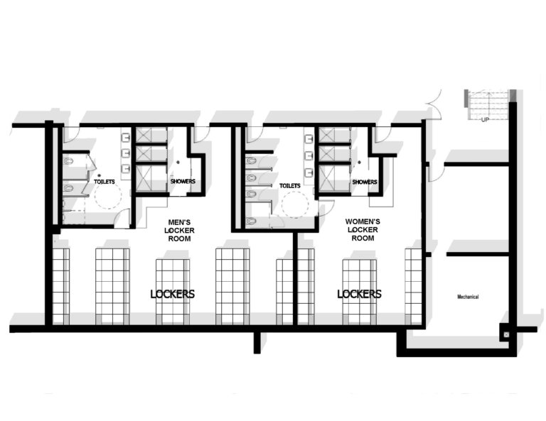 Gender-neutral locker rooms are efficient and growing in popularity